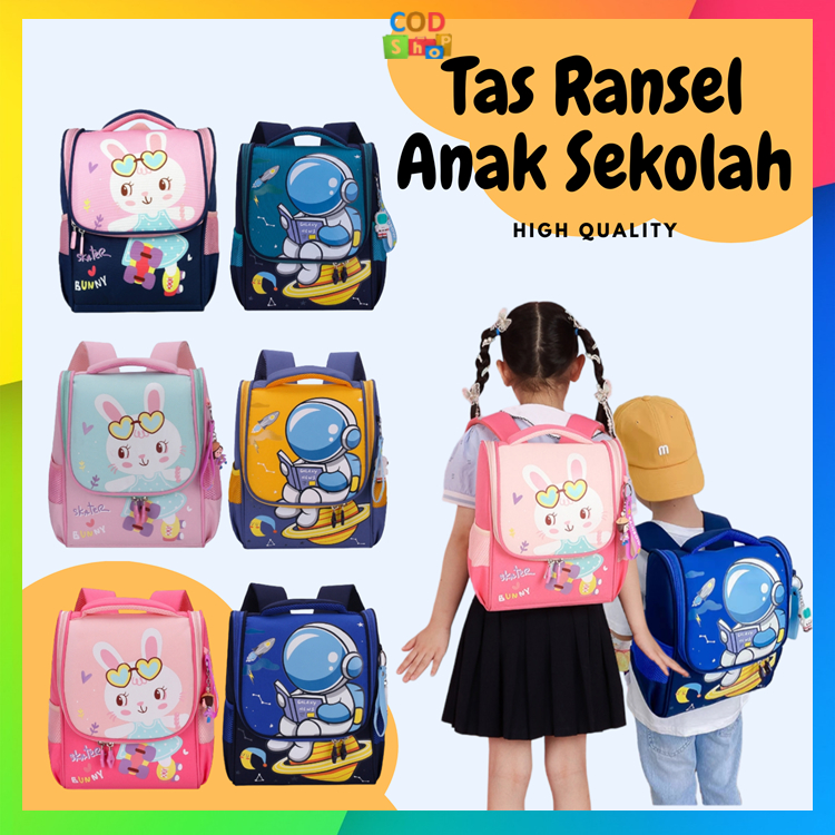 Jual COD - T5781 Tas Ransel Anak Sekolah Unisex / Tas Ransel Sekolah Anak PG TK PAUD Motif ...