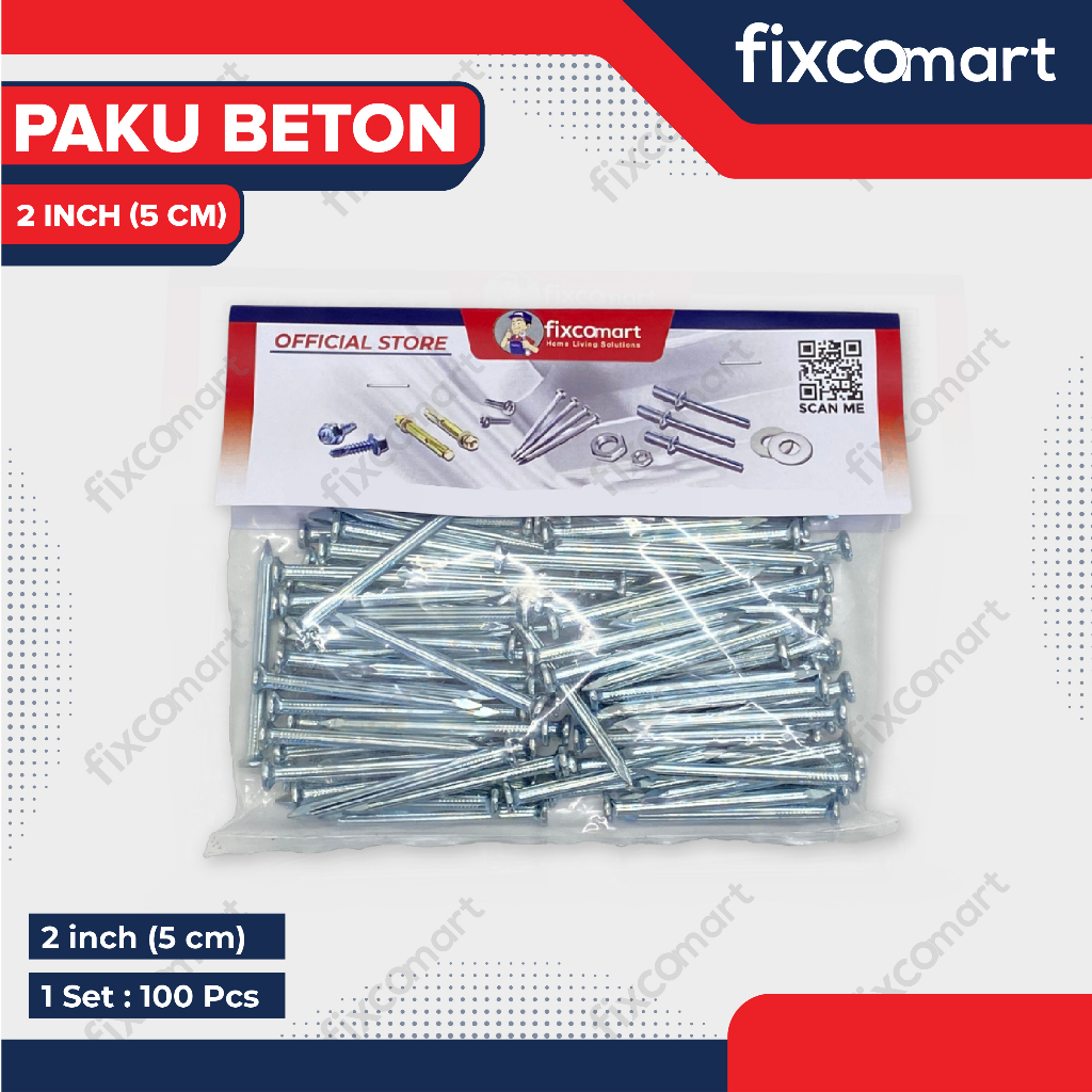 Jual Paku Beton / Paku Tembok 2 inch Paket 50 PCS | Shopee Indonesia