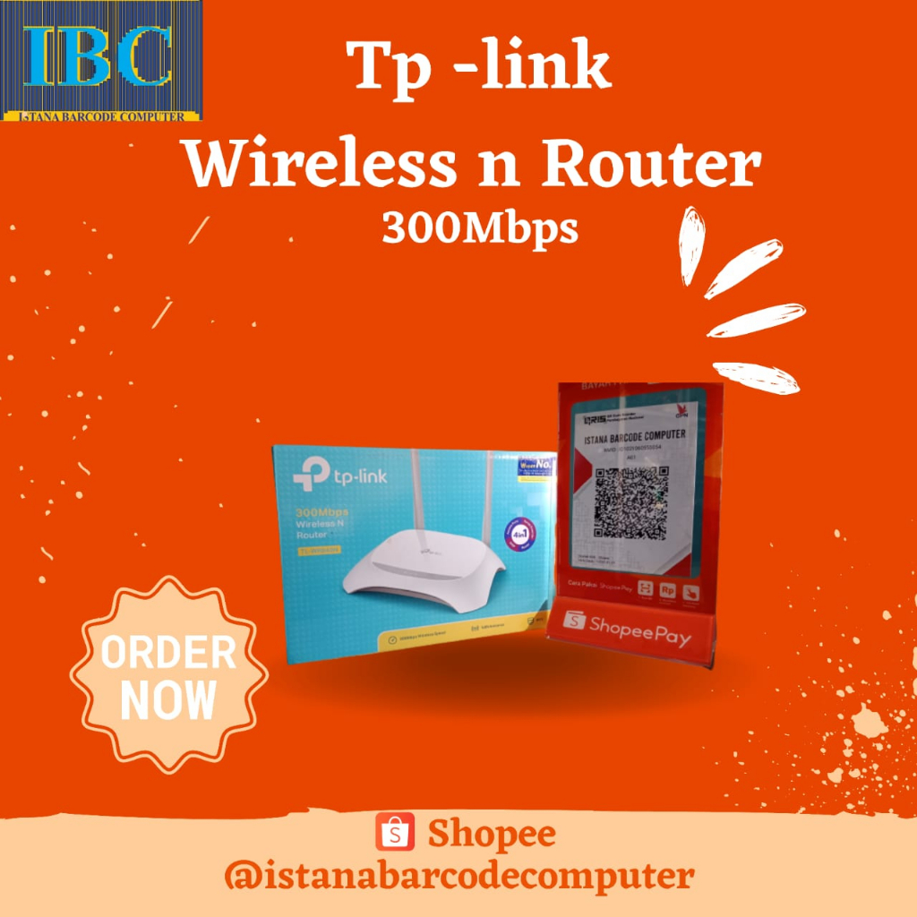 Jual TP-LINK WIRELESS N ROUTER 300Mbps | Shopee Indonesia