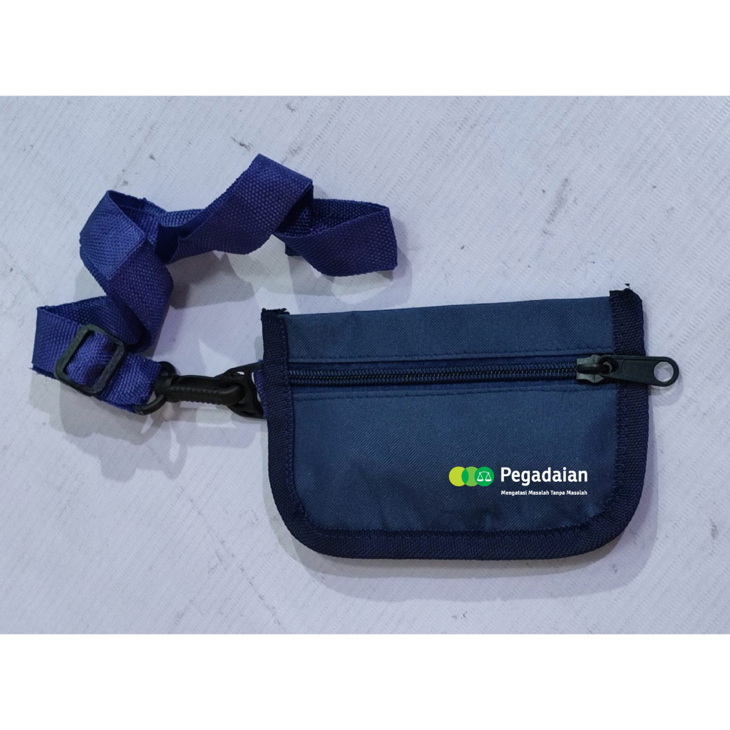 Jual Sako wallet Motif Logo PEGADAIAN hanging wallet wanita/dompet card ...