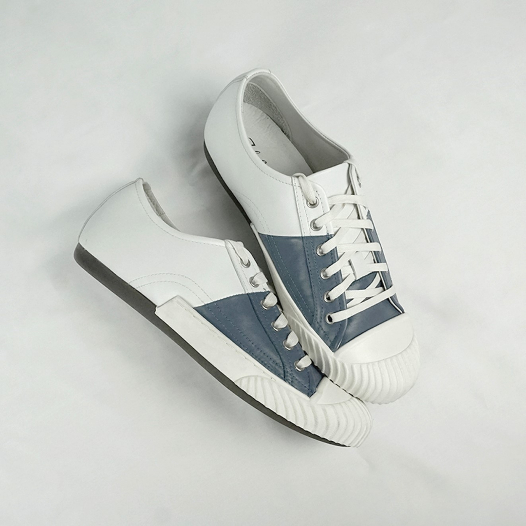 Jual SEPATU SNEAKERS KULIT PRIA APODOKIEL - NAVY/WHITE (REJECT ...