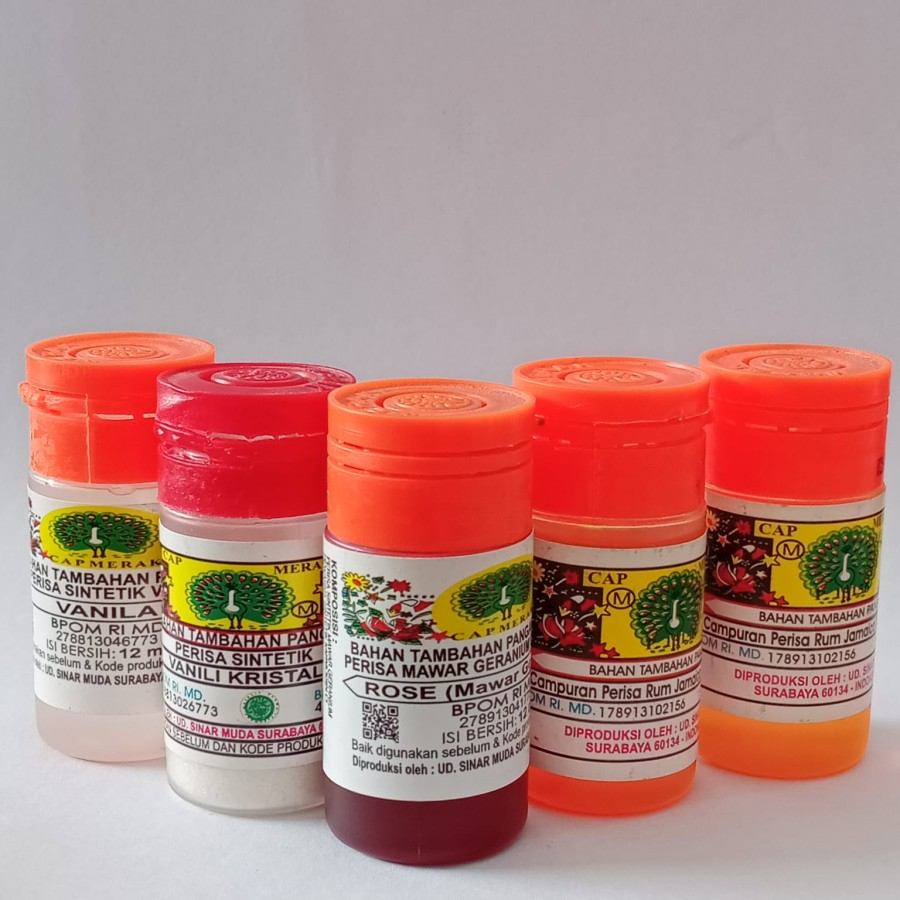 Jual Perisa makanan cair Cap Merak 12 ml | Shopee Indonesia