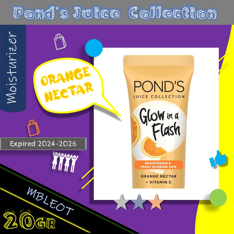 Jual Ponds Juice Collection Moisturizer Orange Nectar 20Gr | Shopee ...
