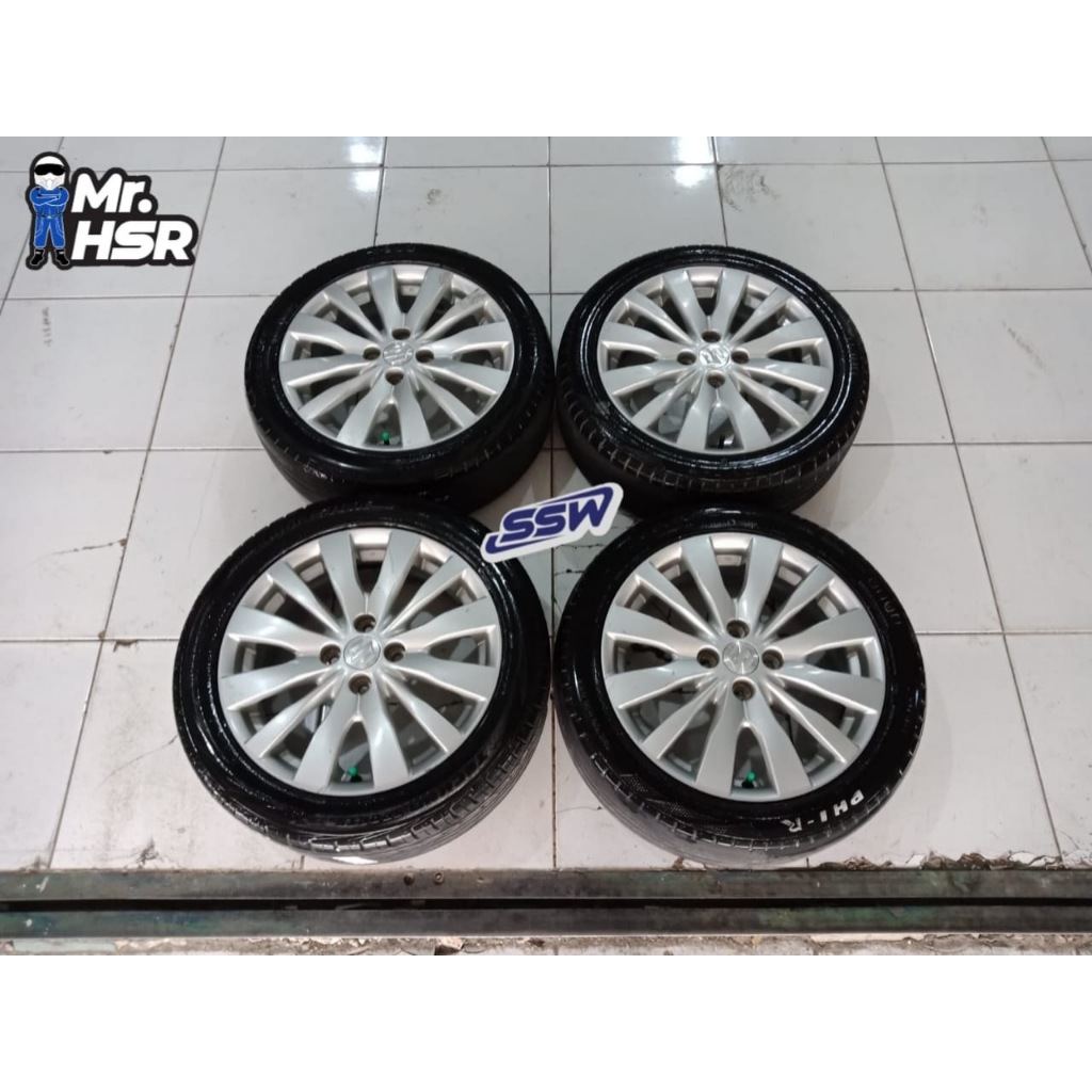 Jual pelek velg mobil original std suzuki swift GT ring 16 pcd 4x100 ...