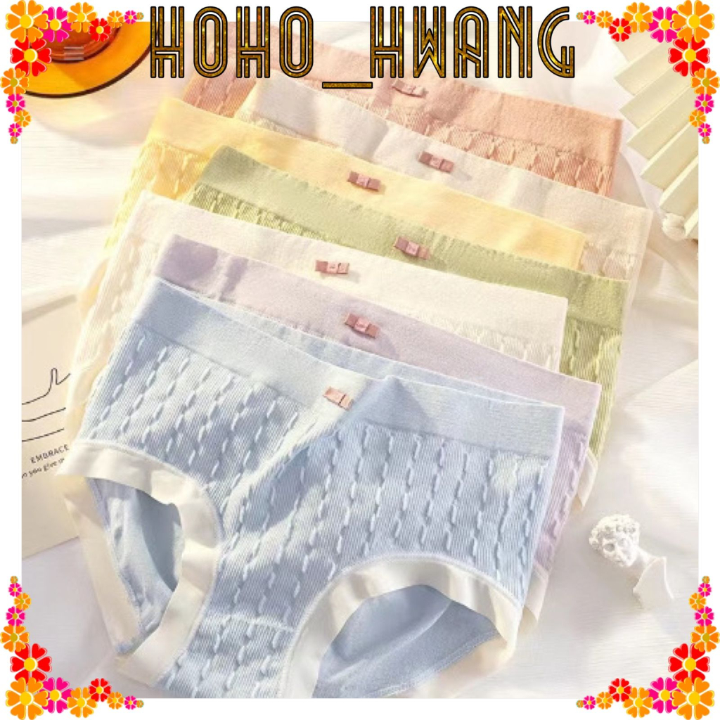 Jual HOHO_HWANG (C-349）Celana dalam Pita Wanita Antibakteri CD Cewek Highwaist | Shopee Indonesia