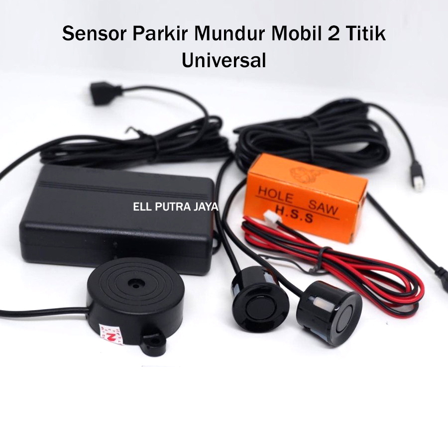 Jual Sensor Parkir Mundur Mobil 2 Titik Parking Sensor 2 Mata | Shopee ...