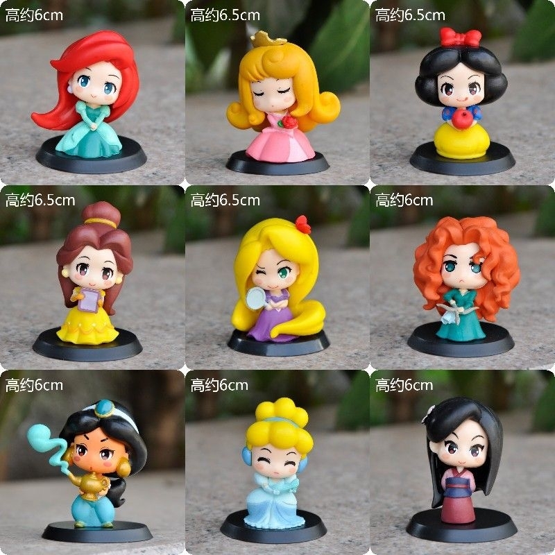 Jual TOPPER CAKE PRINCESS FIGUR ARIEL SNOW WHITE AURORA BELLE RAPUNZEL ...
