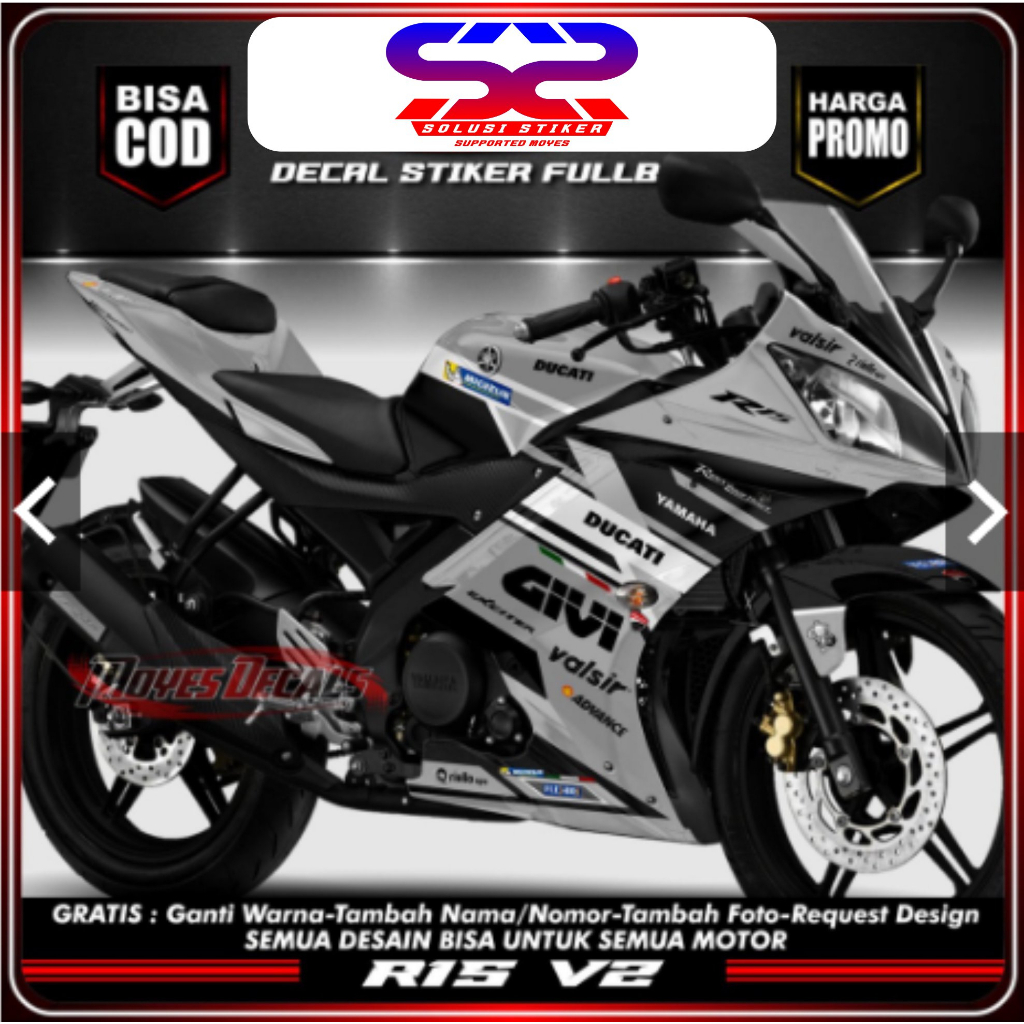 Jual Stiker Decal R15 V2 Motif Keren FullBody Decal R15 V2 Terbaru ...