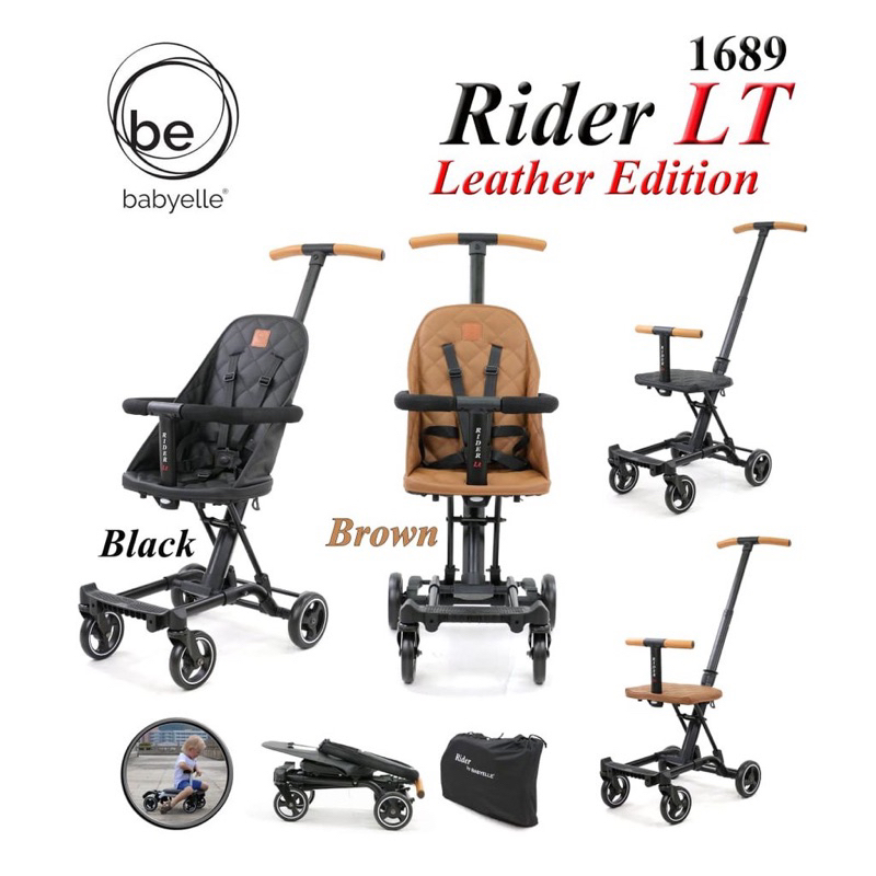 Jual Babyelle Rider LT 1689 Leather Edition / Baby Elle Rider Stroller ...