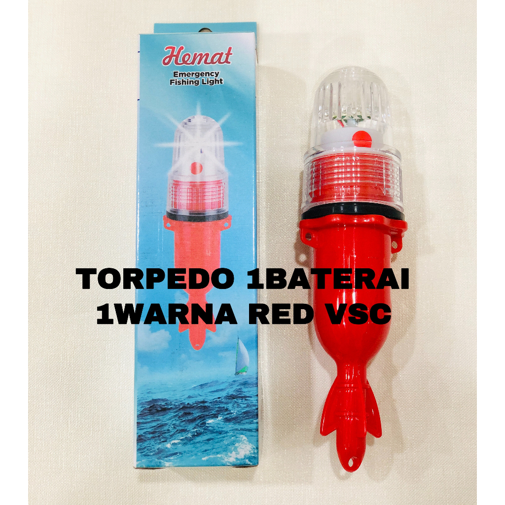 Jual Lampu Torpedo 1 Baterai 1 Lampu Red I-HEMAT Visicom | Shopee Indonesia
