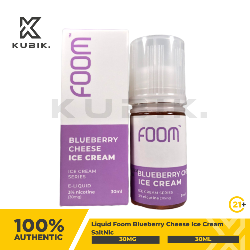 Jual Liquid Foom Blueberry Cheese Ice Cream Salt Nic 30ML | Shopee ...