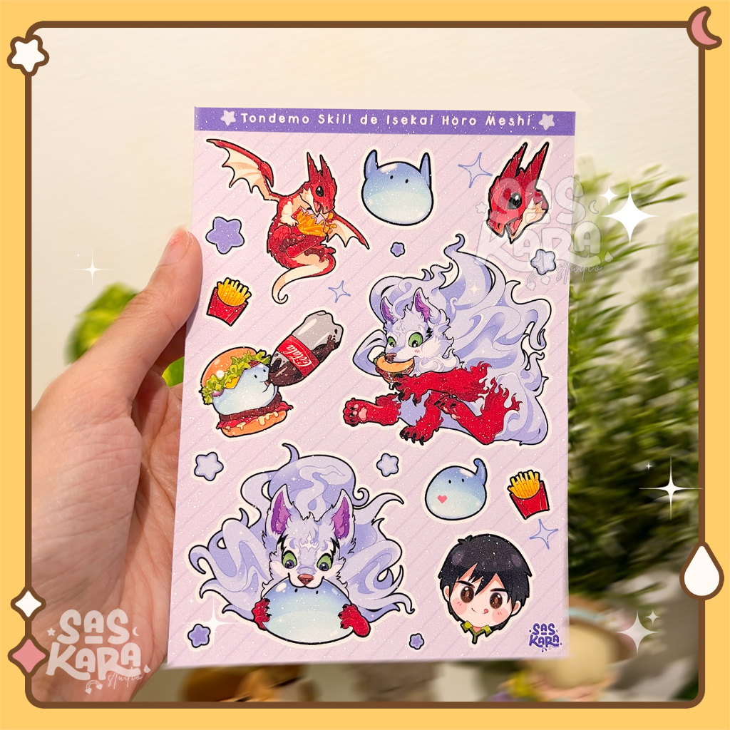 Jual Tondemo skill de isekai Sticker Sheet Kisscut | Shopee Indonesia