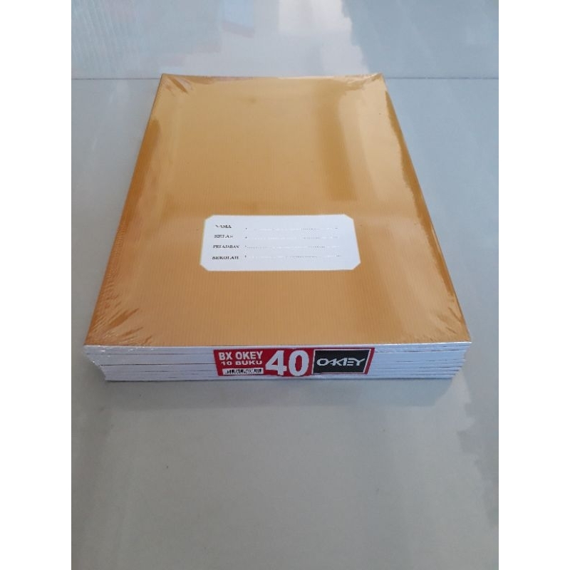 Jual Buku Tulis Okey Isi 40 Lembar / Buku Boxy Per Pak (10pcs) | Shopee ...