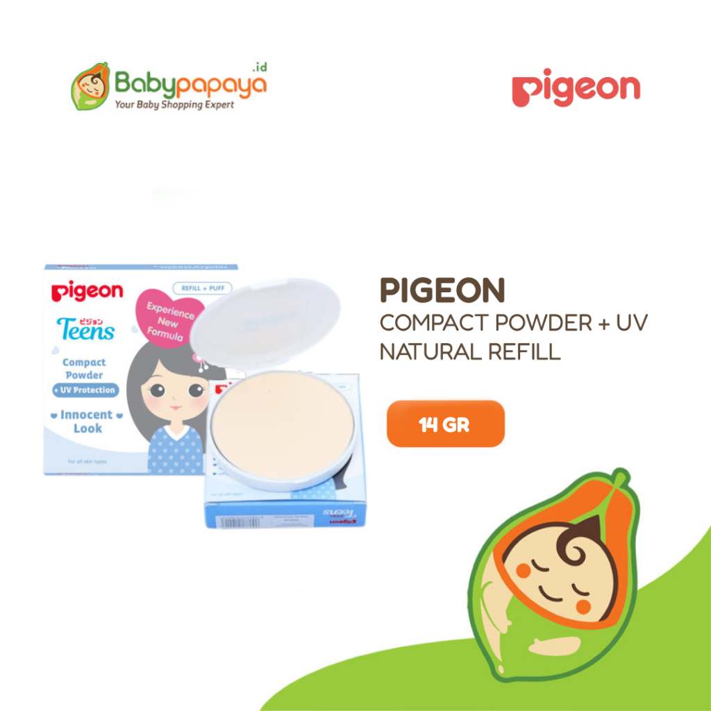 Jual PIGEON TEENS Compact Powder + UV Protection Refill - 14Gr | Shopee ...