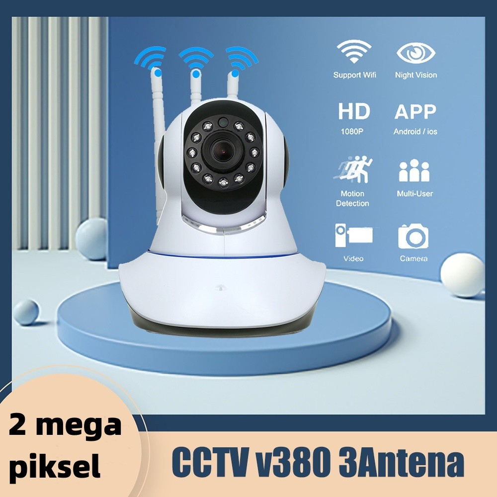 Jual IP Camera CCTV 9100 Smart Net CT V380 Q6 Wifi HD 720 P / Kamera Ip Cam Q6 CCTV Wireless ...