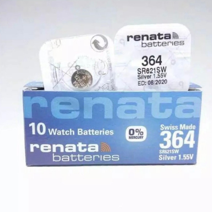 Jual Battery RENATA 364 SR621SW Silver 1.55Volt | Shopee Indonesia