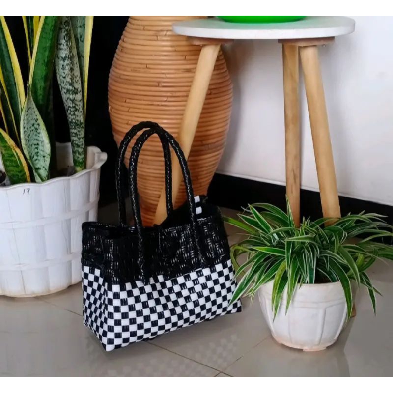 Jual TAS JALI PATTY/TAS ANYAMAN JALI PREMIUM/TAS ANYAM KEKINIAN/TAS ...