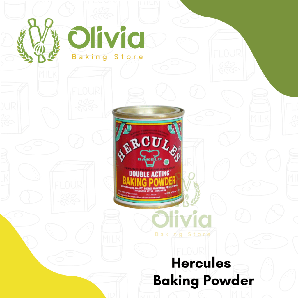 Jual Baking Powder Tepung Pengembang Kue Hercules 110 Gr | Shopee Indonesia