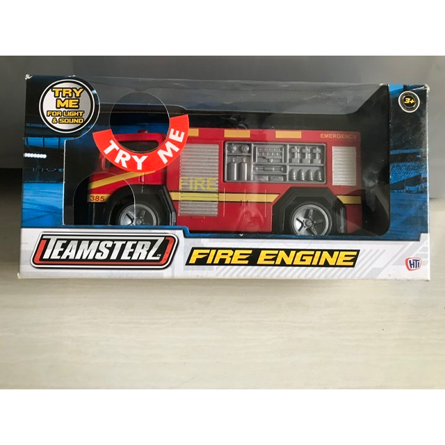 Jual HTI TEAMSTERZ FIRE ENGINE mainan mobil pemadam kebakaran sound new ...