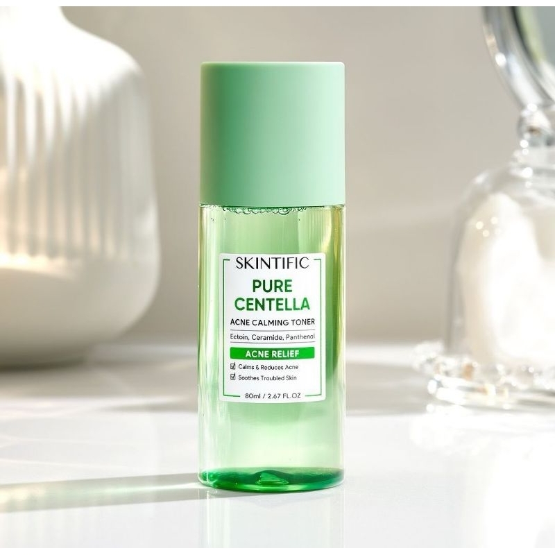 Jual SKINTIFIC Pure Centella Acne Calming Toner 80ml | Shopee Indonesia