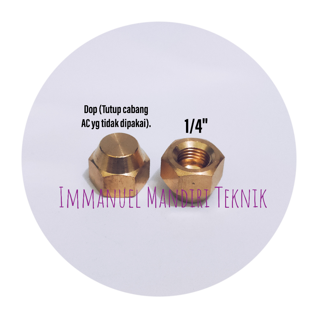 Jual Dop plug flare AC 1/4 sae / Penutup nepel flare ac 1/4 sae | Shopee Indonesia