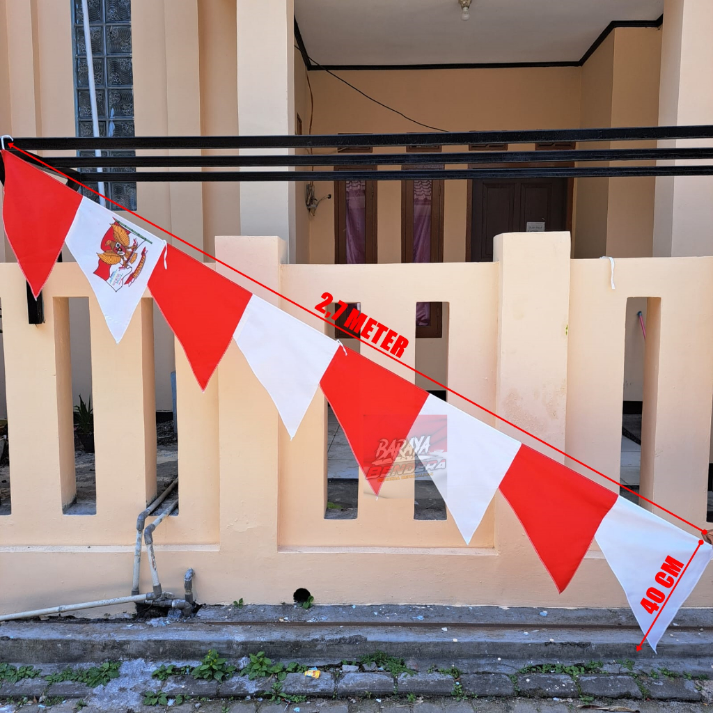 Jual BENDERA UMBUL-UMBUL GERGAJI WARNA WARNI GARUDA | Shopee Indonesia