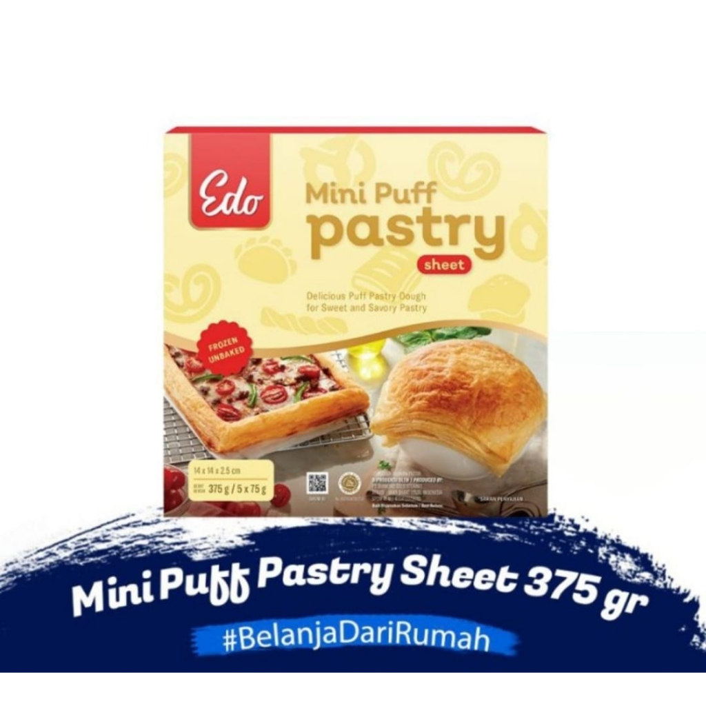 Jual EDO PUFF PASTRY 375GR | Shopee Indonesia