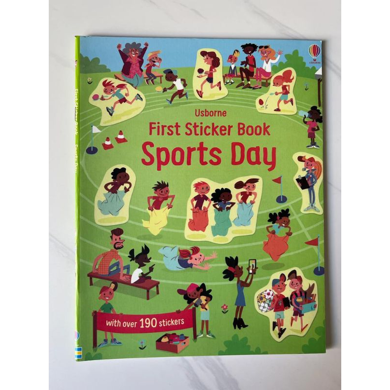 Jual USBORNE FIRST STICKER BOOK SPORTS DAY ( A4-035 ) | Shopee Indonesia