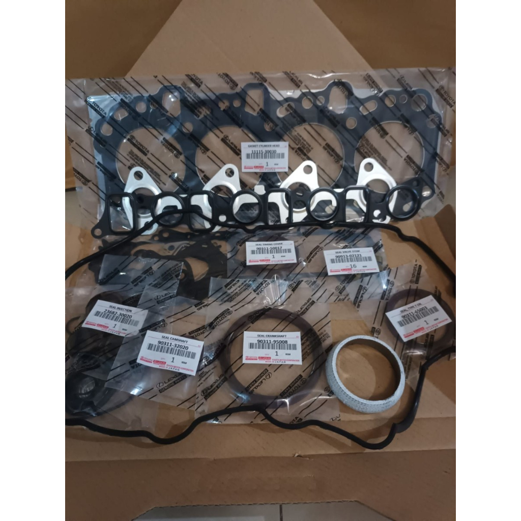 Jual PAKING SET PACKING FULL SET HILUX FORTUNER INOVA DIESEL PLAT 2KD ...