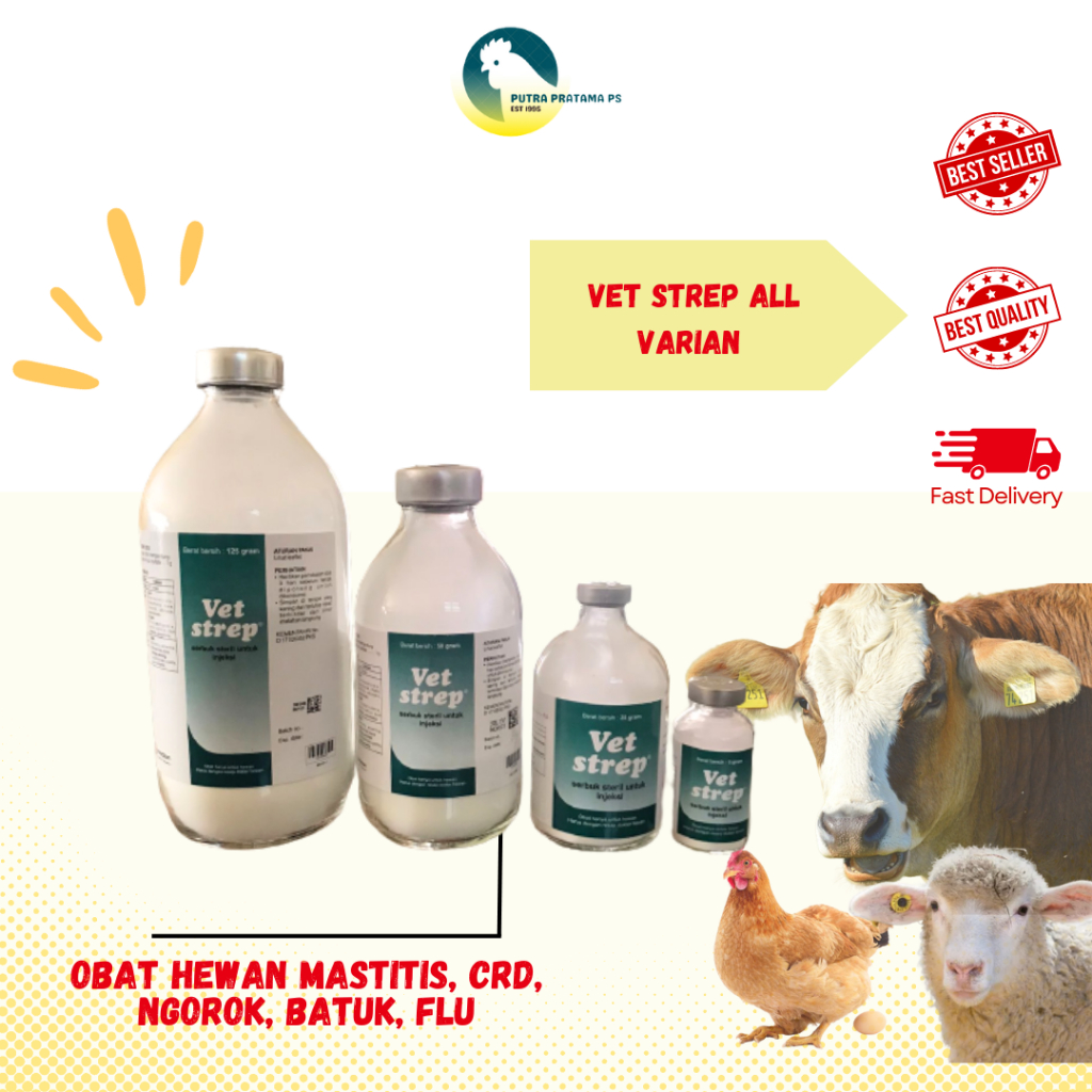 Jual VET STREP MEDION 25, 50, 125 GRAM - Obat Hewan Mastitis CRD ...