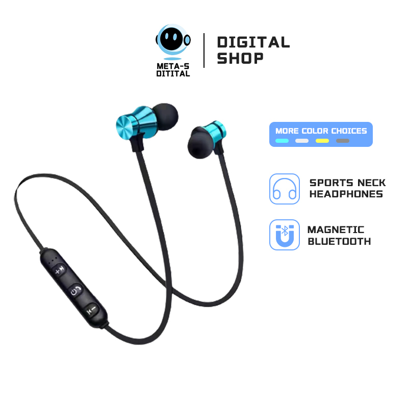 Jual (COD) Enset Bluetooth / Magnetic Hanset Bluetooth / Sport Headset ...