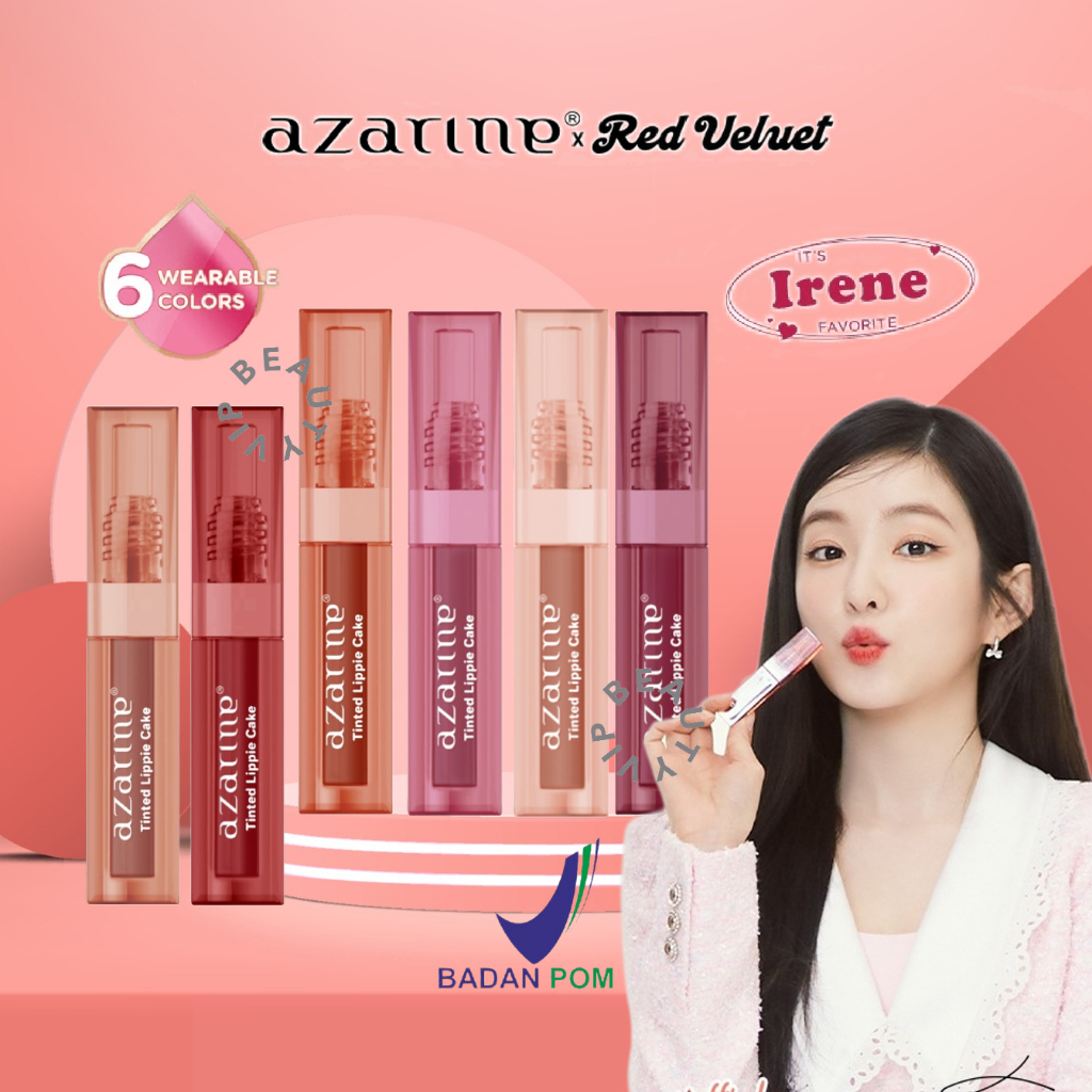 Jual AZARINE x RED VELVET Tinted Lippie Cake Lip Tint 2.9ml | Shopee ...