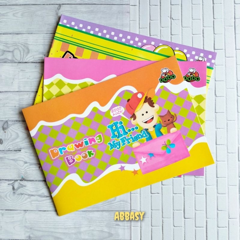 Jual Buku Gambar // Drawing Book Kecil DoDo murah ( isi 25 buku ...