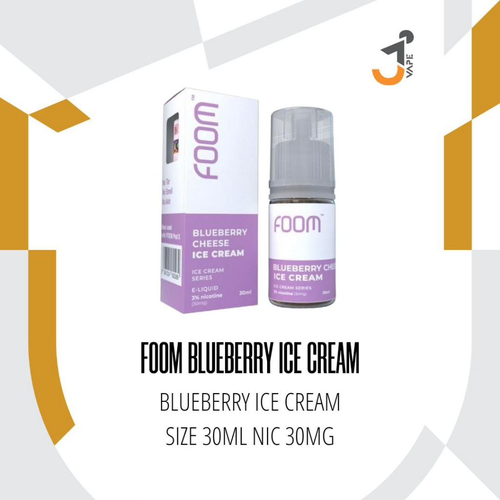 Jual FOOM BLUEBERRY CHEESE ICE CREAM SALTNIC 30ML 30MG BY FOOM E-LIQUID ...