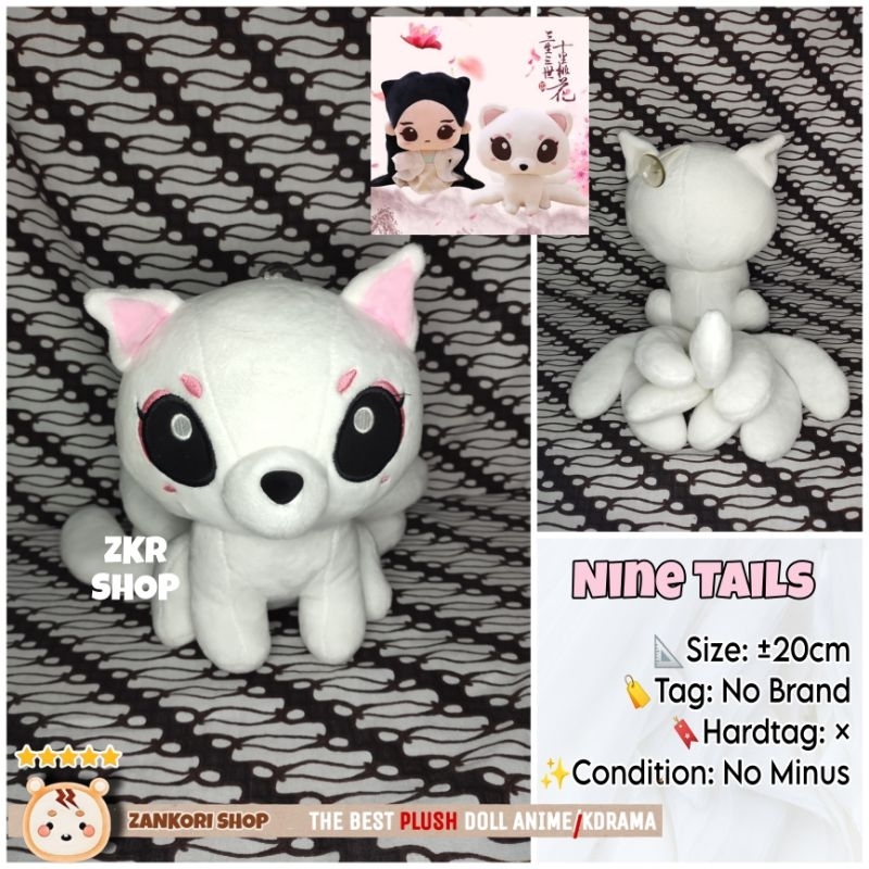 Jual BONEKA NINE TAILED KITSUNE FOX PLUSHIE/ BONEKA RUBAH EKOR 9 ...