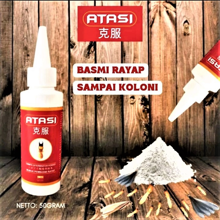Jual Anti Rayap Bubuk ATASI Obat Rayap Kayu Pembasmi Rayap Ampuh ...