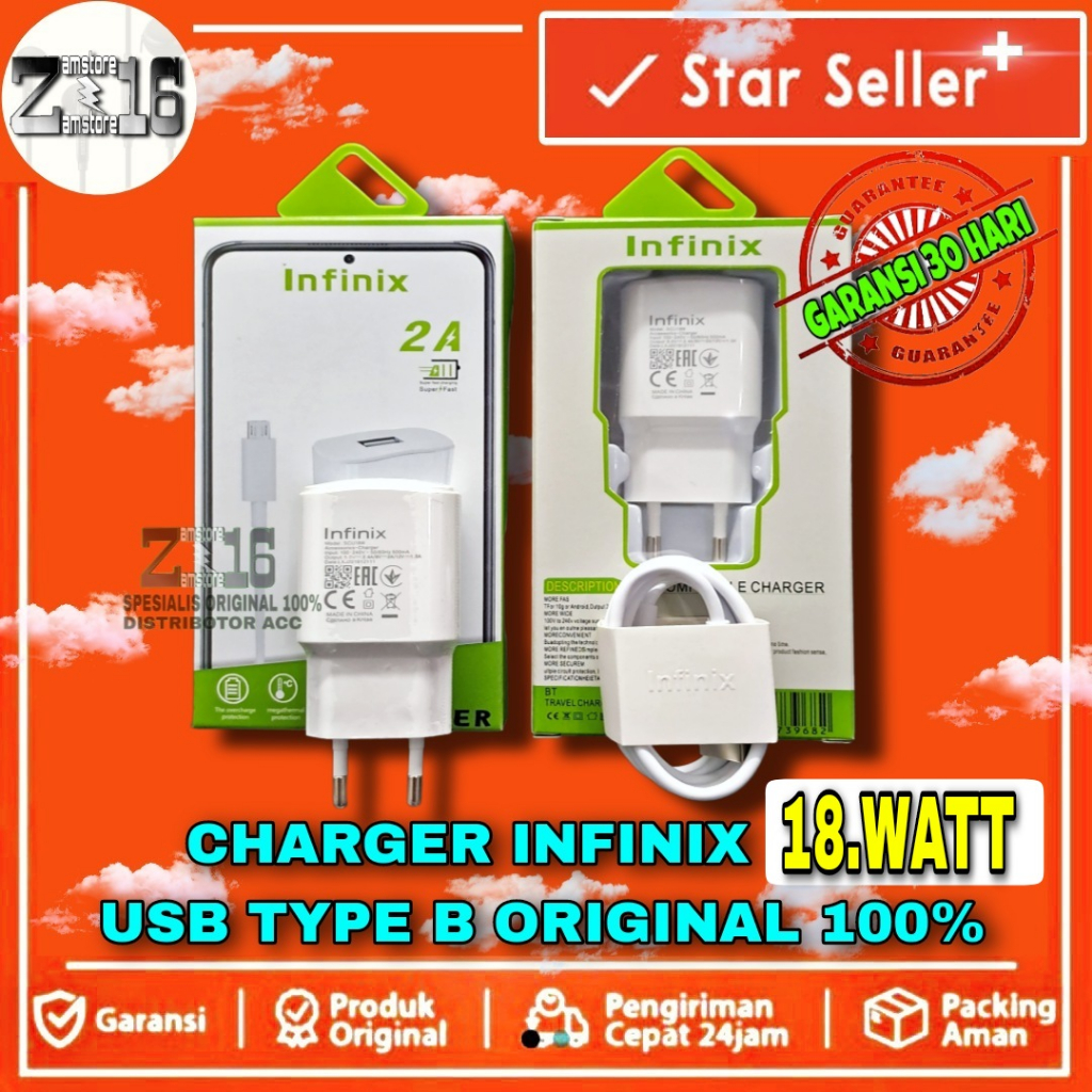 Jual Charger INFINIX Fast Charging USB MICRO Original 100% 2A 9V 18W ...