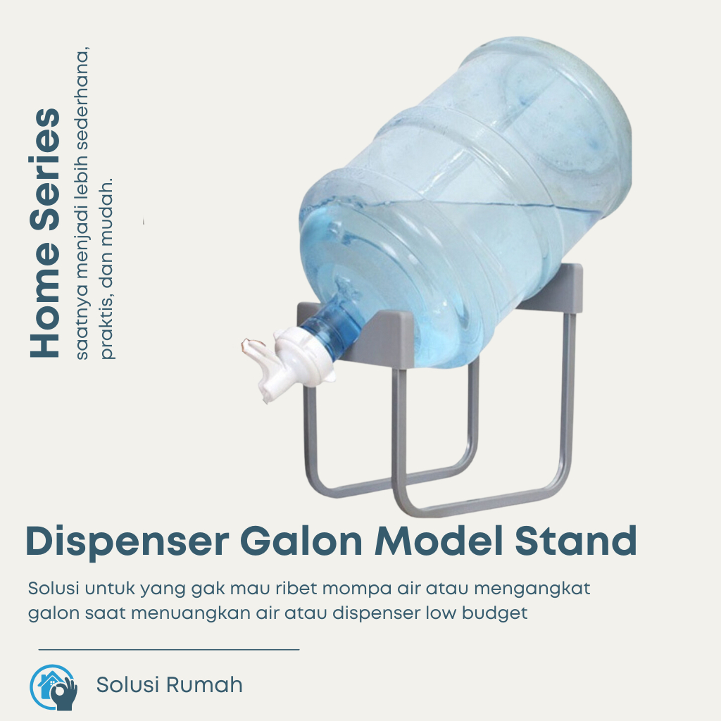 Jual Rak Dispenser Galon Standing Kaki Galon Model U Besi Free Kran ...
