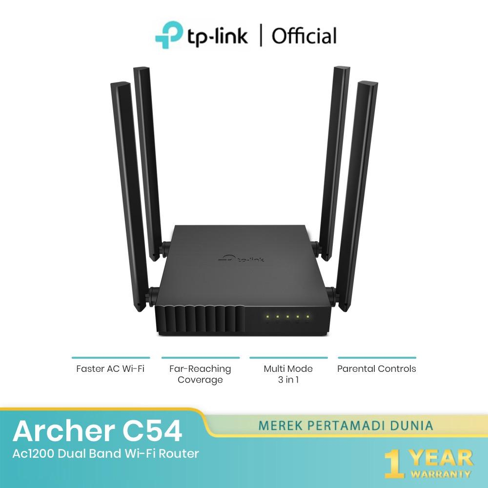 Jual Tp-Link Archer C54 AC1200 Dual Band WiFi Router TpLink Archer C 54 ...