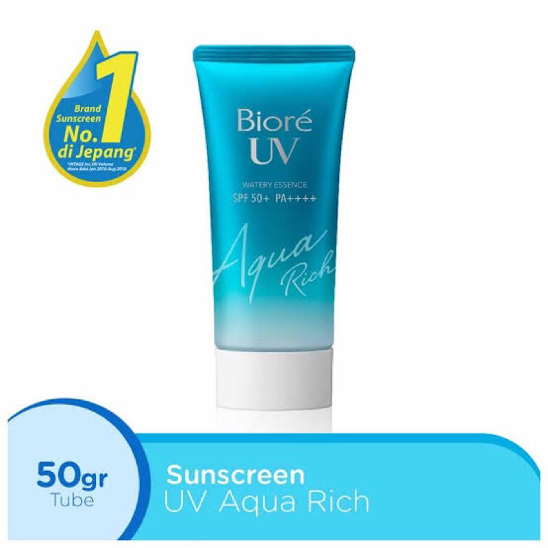 Jual Biore UV Aqua Rich Watery Essence SPF 50+ PA++++ | Shopee Indonesia