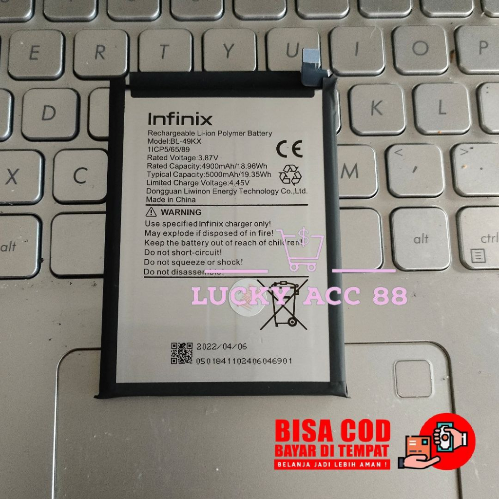 Jual INFINIX X663 X663B - Baterai Batre Hp Infinix Note 11 NFC X663 ...