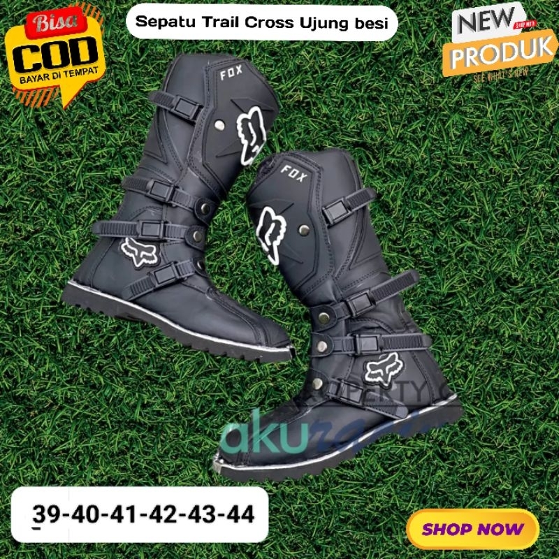 Jual Sepatu motocross trail adventure ujung besi | Shopee Indonesia