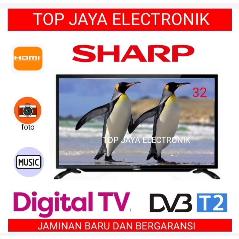 Jual LED TV SHARP 32 INCH DIGITAL TV/ SHARP LED TV 32INCH DIGITAL TV JAMINAN BARU DAN BERGARANSI ...