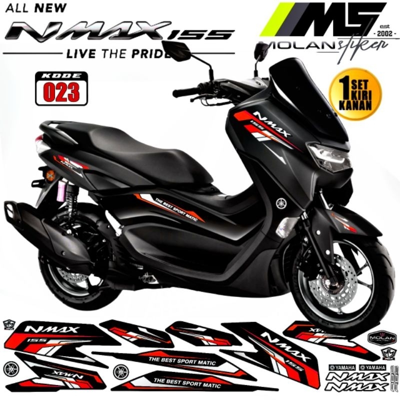 Jual Decal Sticker Striping Variasi NMAX 155 Connected /New Nmax 2020 ...