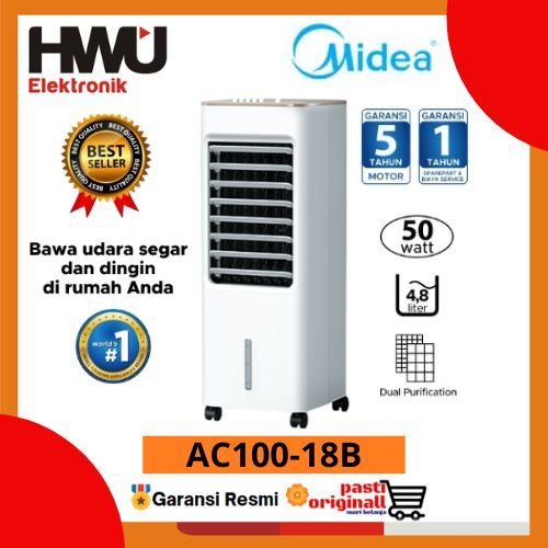Jual MIDEA AC100-18B AIR COOLER 6 Liter / Penyejuk Udara TANPA REMOTE ...