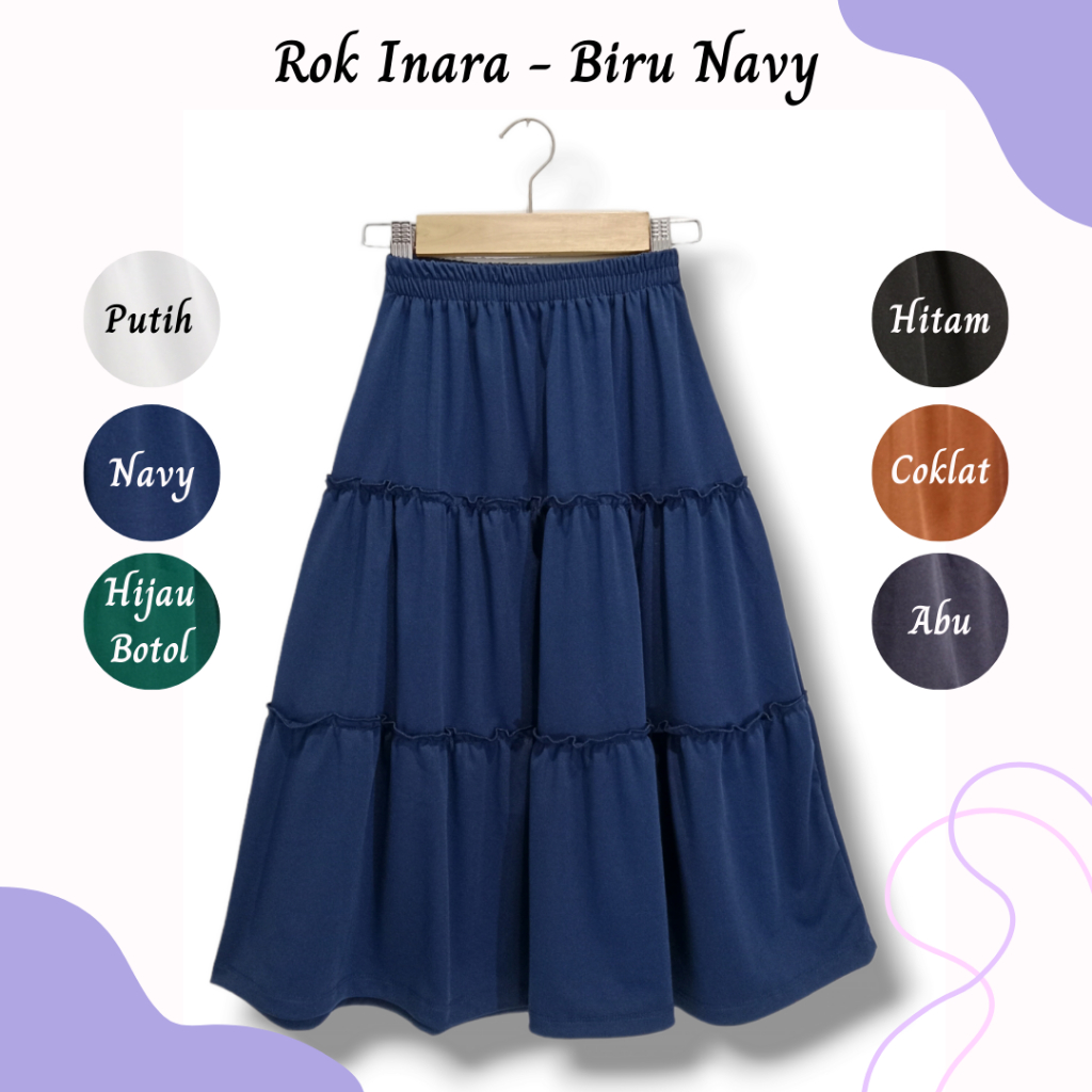 Jual Rok Inara - Rok Panjang Anak Remaja Perempuan Model Korea Long ...