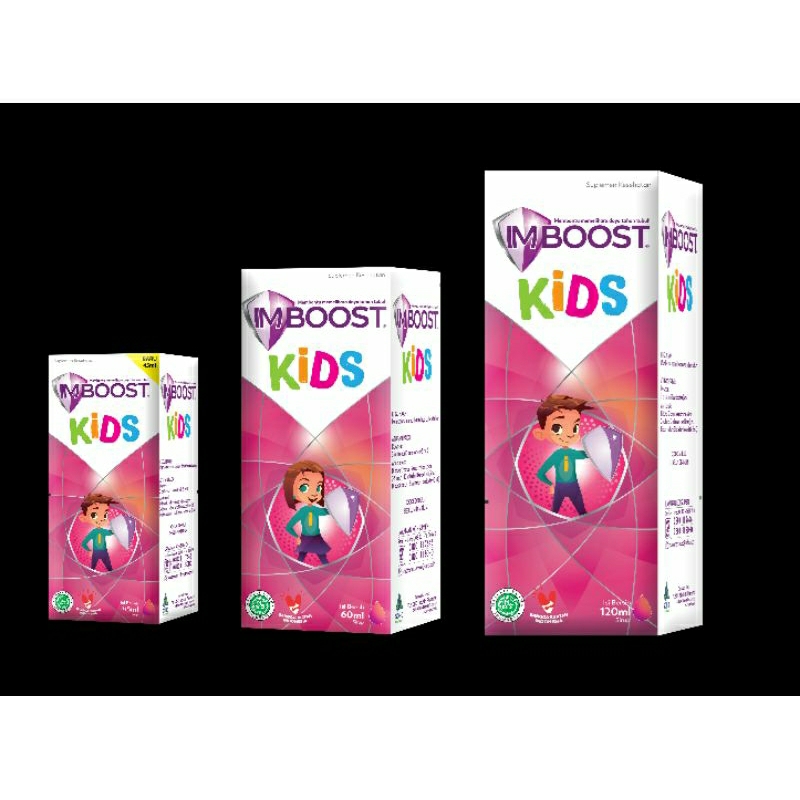 Jual Suplemen Makanan IMBOOST KIDS Syrup 60ml 120ml daya tahan tubuh ...