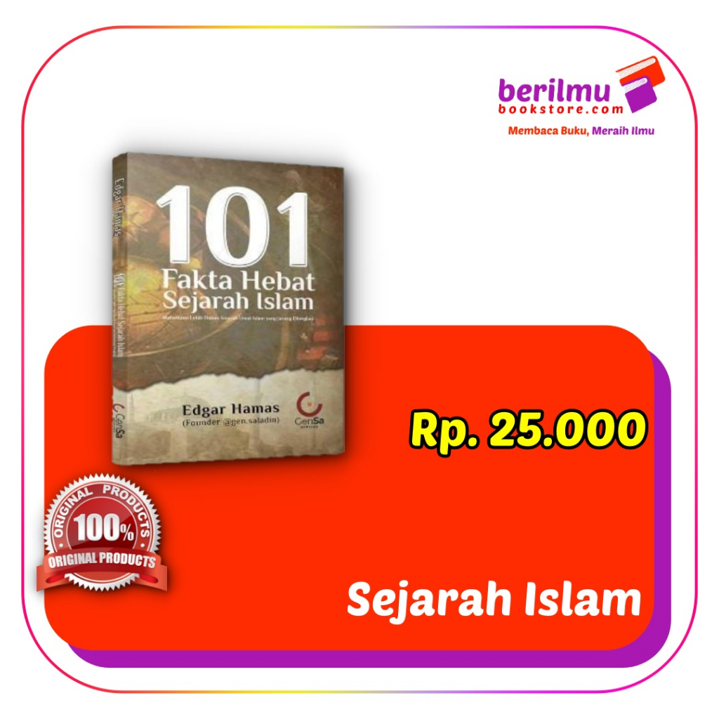 Jual Buku Saku 101 Fakta Hebat Sejarah Islam | Buku Sejarah Islami by ...