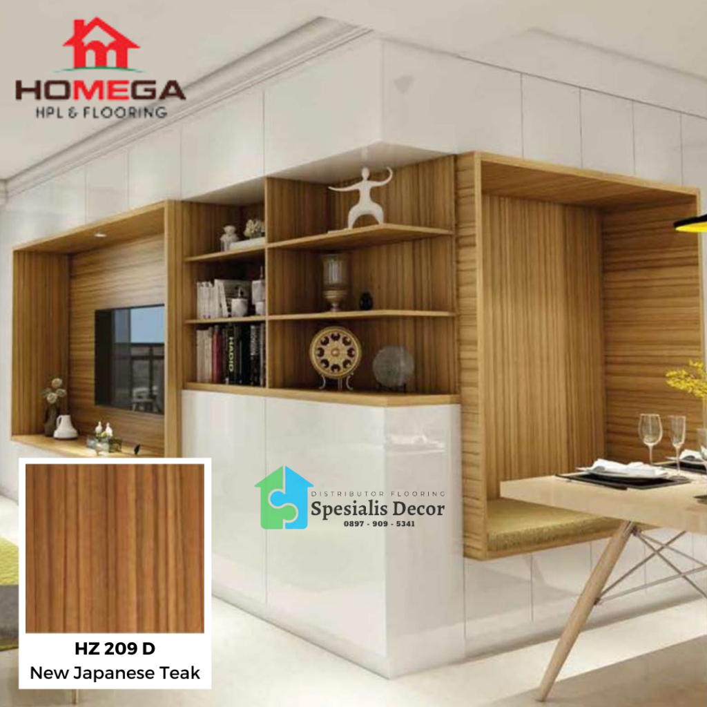 Jual Homega HPL New Japanese Teak | Shopee Indonesia