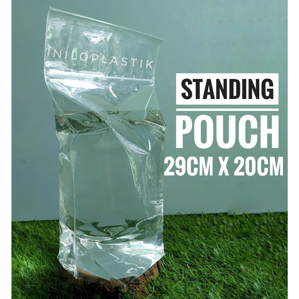 Jual Standing Pouch Transparan Plastik Ziplock Bestfresh ukuran 20x29cm ...
